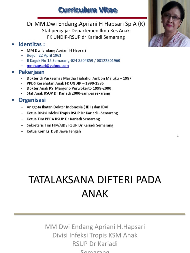 Tatalaksana Difteri Pada Anak | PDF