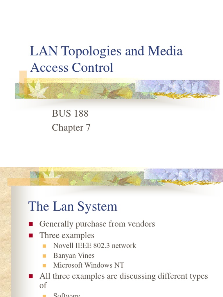 LAN Topologies and Media Access Control | PDF | Ethernet | Computer Network