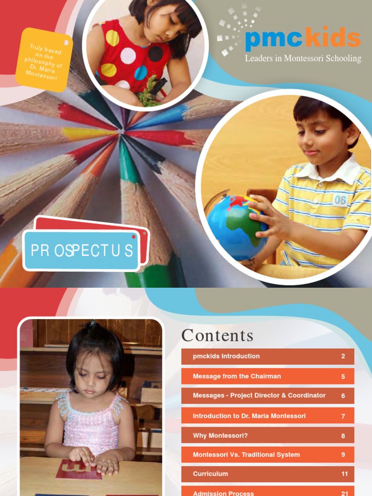 Montessori School Brochure
