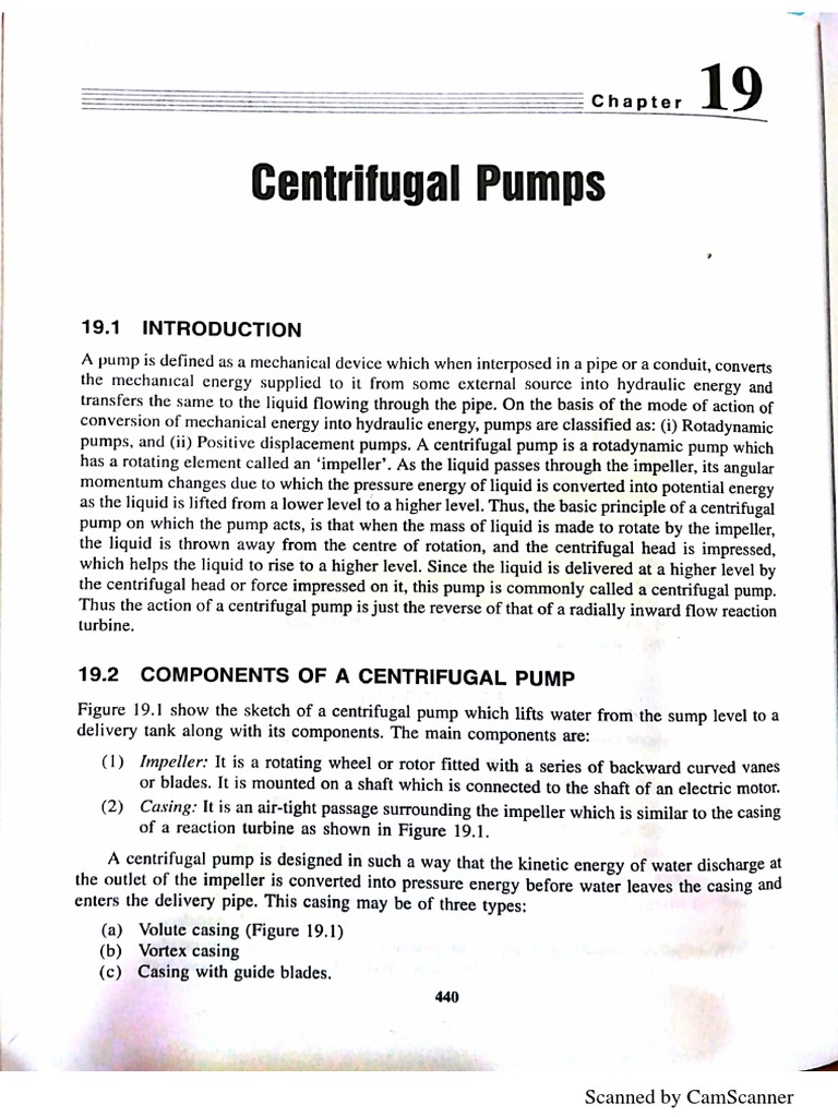 Pump Class Lecture Updated | PDF