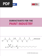 Dow Surfactants: Reference Chart | PDF | Emulsion | Surfactant