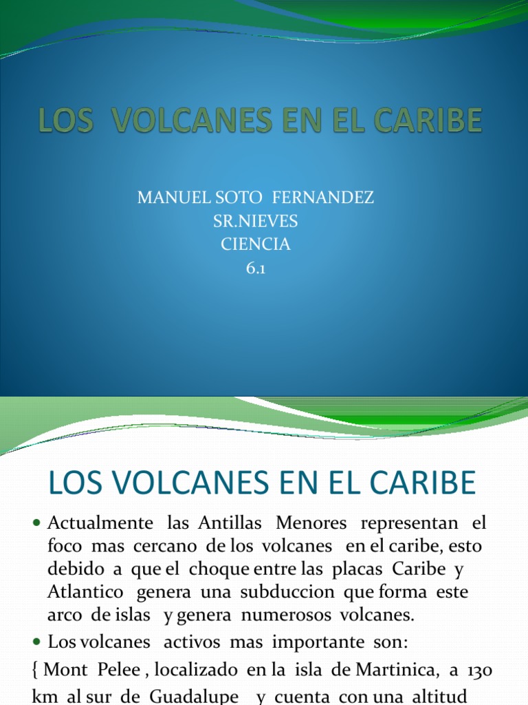 Los Volcanes en El Caribe | PDF