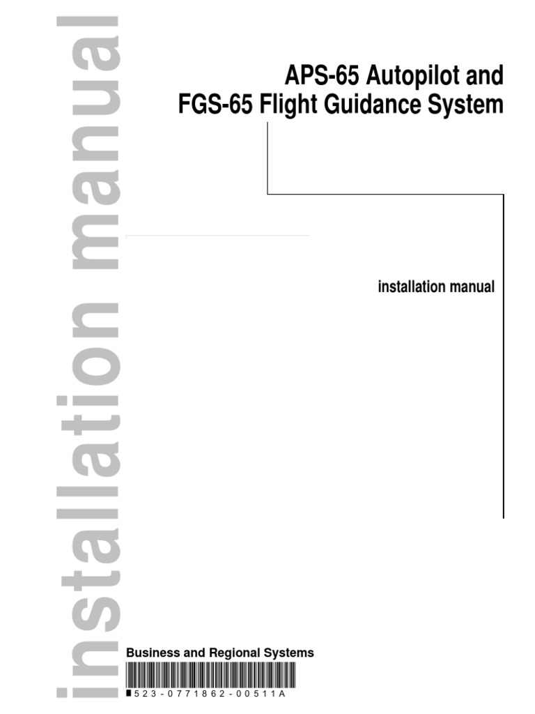 APS-65 System PDF | PDF | Electrostatic Discharge | Aviation