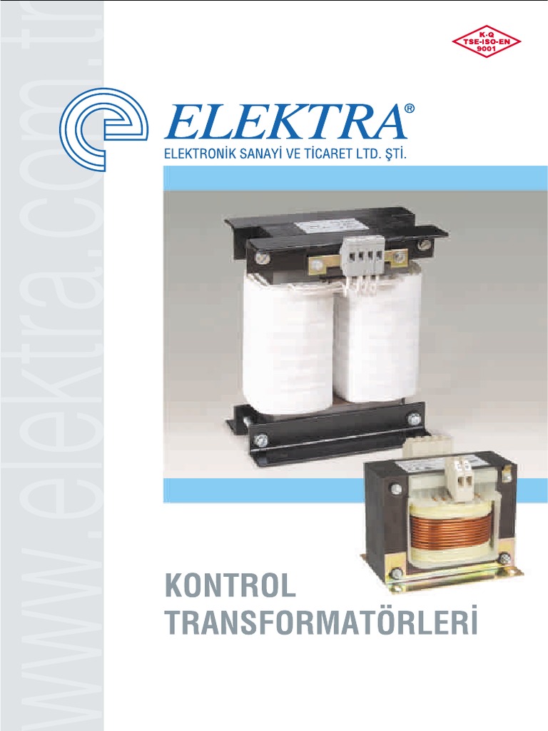 ELEKTRA Kontrol Transformatorleri | PDF