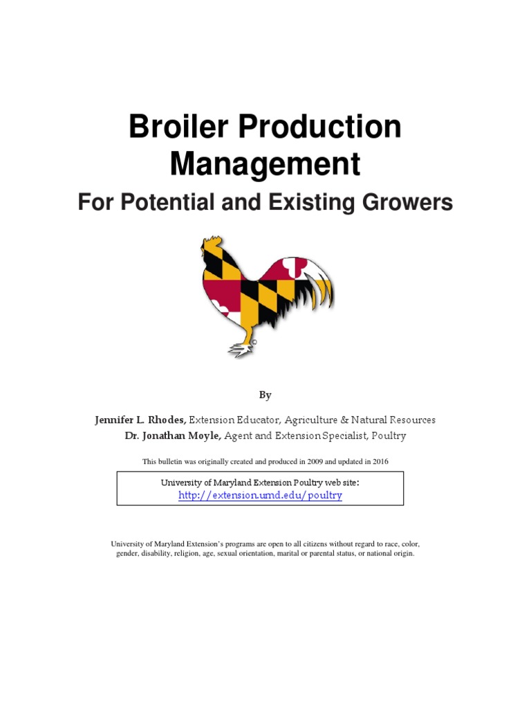 Broiler - Production - Management - 2017 Final PDF | PDF | Poultry ...