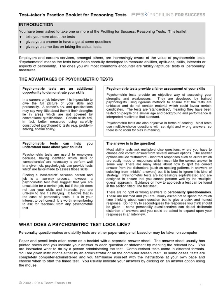 Test Takers Practice Booklet 2014 Short | PDF | Atmosphere Of Earth ...