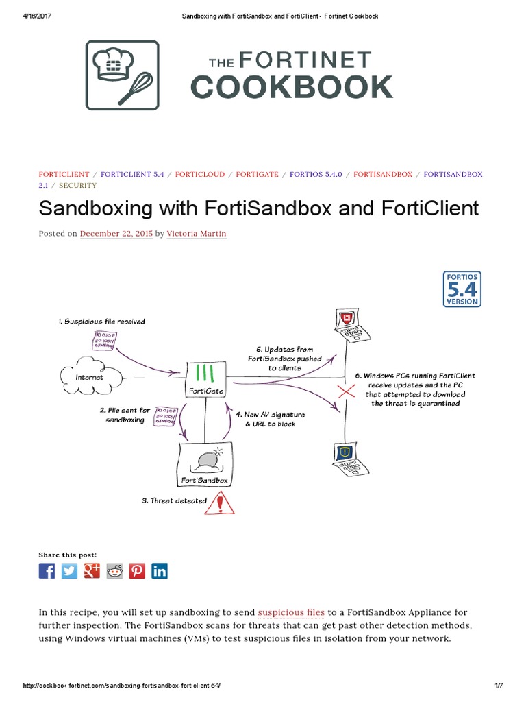 Sandboxing With FortiSandbox and FortiClient | PDF | Antivirus Software ...