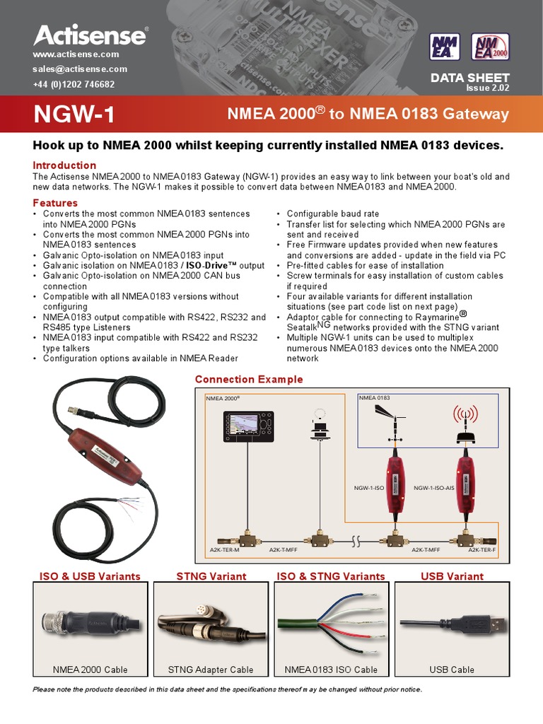 NGW-1 Datasheet Issue 2.03 | PDF | Usb | Power Supply