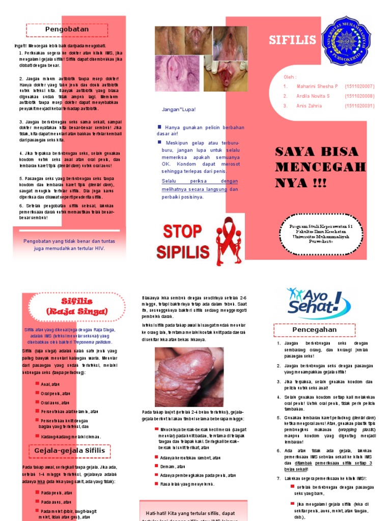 Leaflet Sifilis | PDF