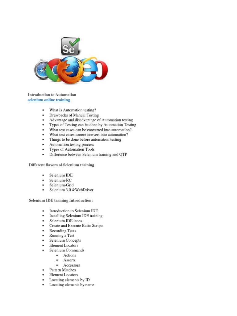 Selenium and Webdriver | Download Free PDF | Selenium (Software) | Method (Computer Programming)