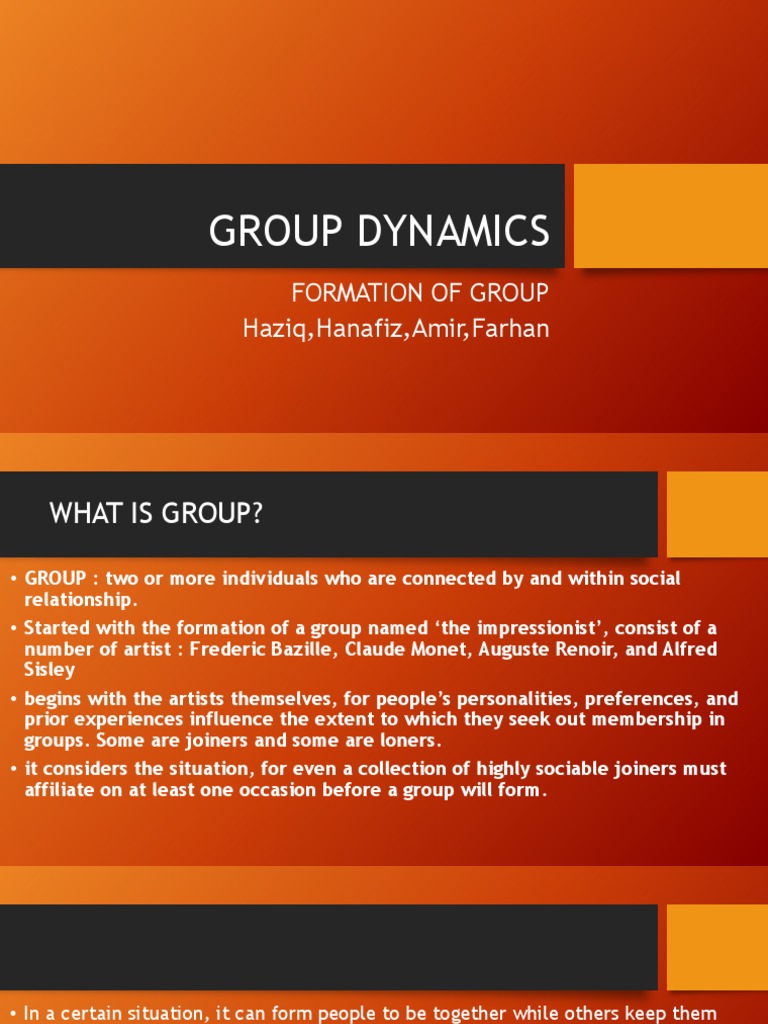 Chapter 4 Formation of Group | PDF | Shyness | Interpersonal Relationships