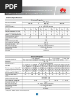 AQU4518R21v06 8-Port Antenna Datasheet | PDF | Decibel | Antenna (Radio)