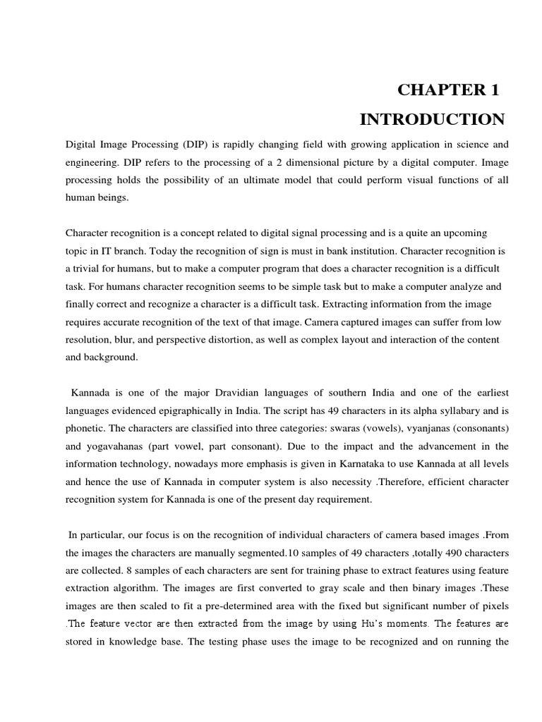Project Report | PDF | Optical Character Recognition | Graphical User ...