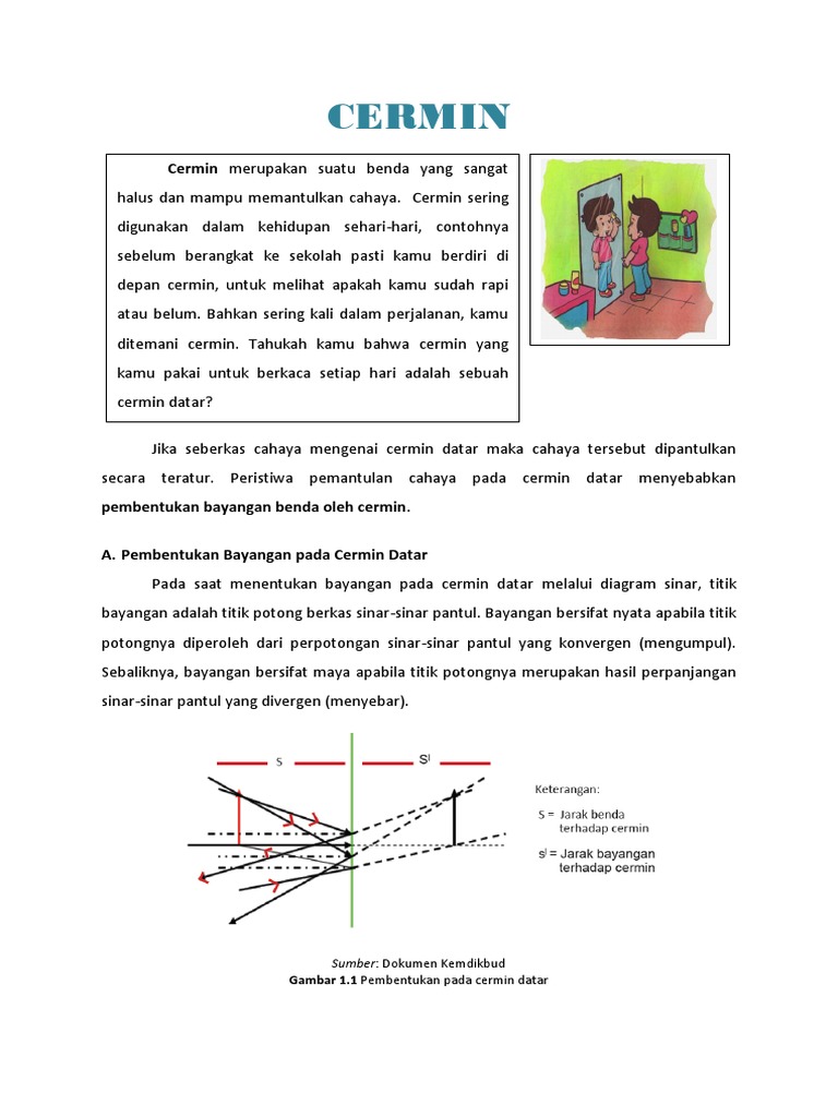 Bahan Ajar Cermin | PDF