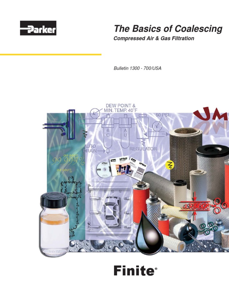 Parker Basics of Coalescing PDF | PDF | Aerosol | Filtration