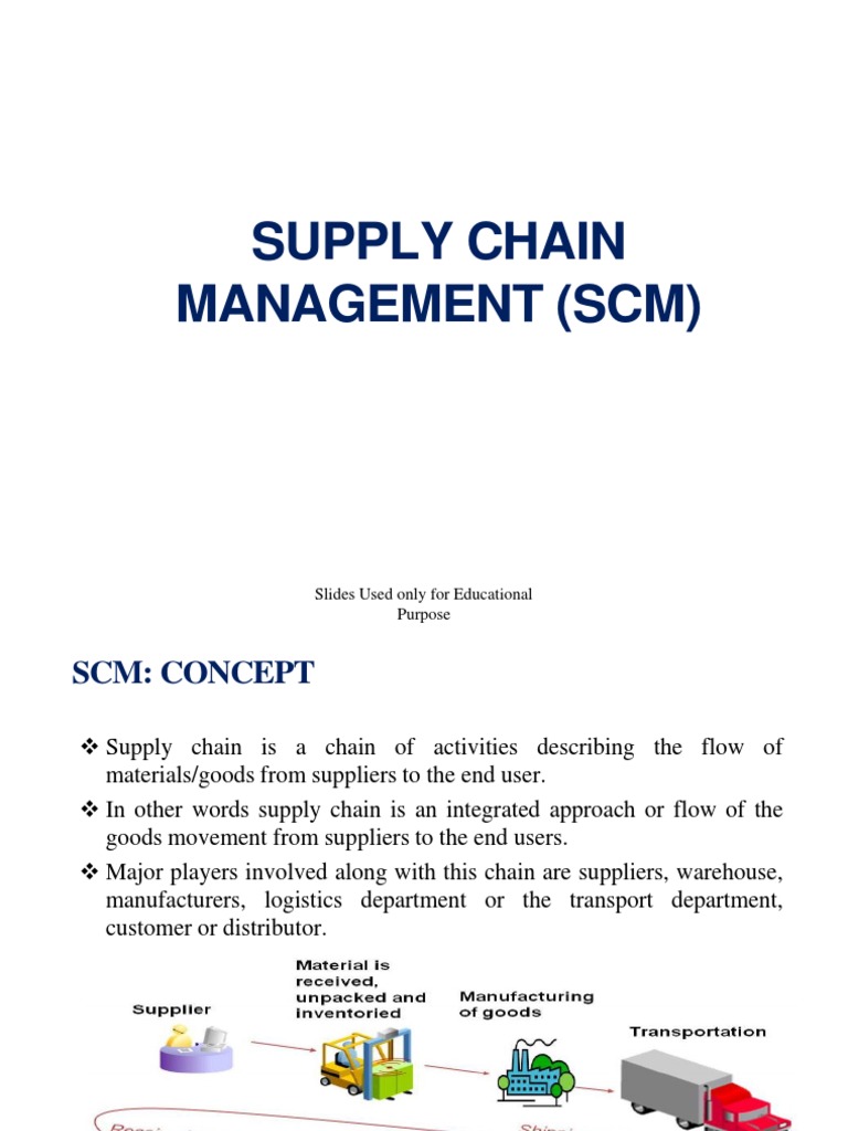 Supply Chain Management | PDF | Supply Chain Management | Supply Chain