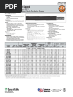 Power Cable Data Sheet | PDF | Components | Force