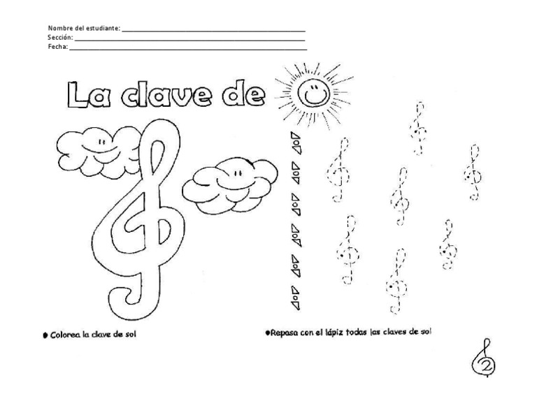 Clave de Sol Word | PDF