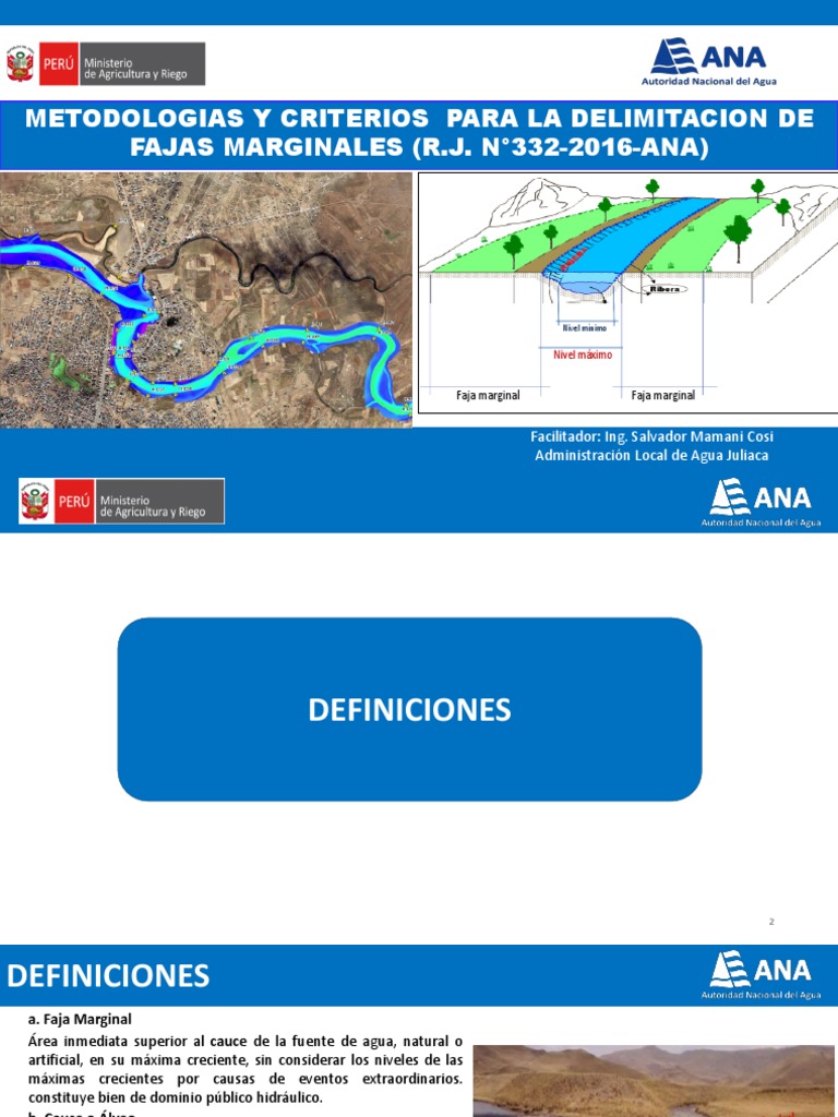 Criterios para Delimitación de Faja Marginal 2018 | PDF | Agua ...
