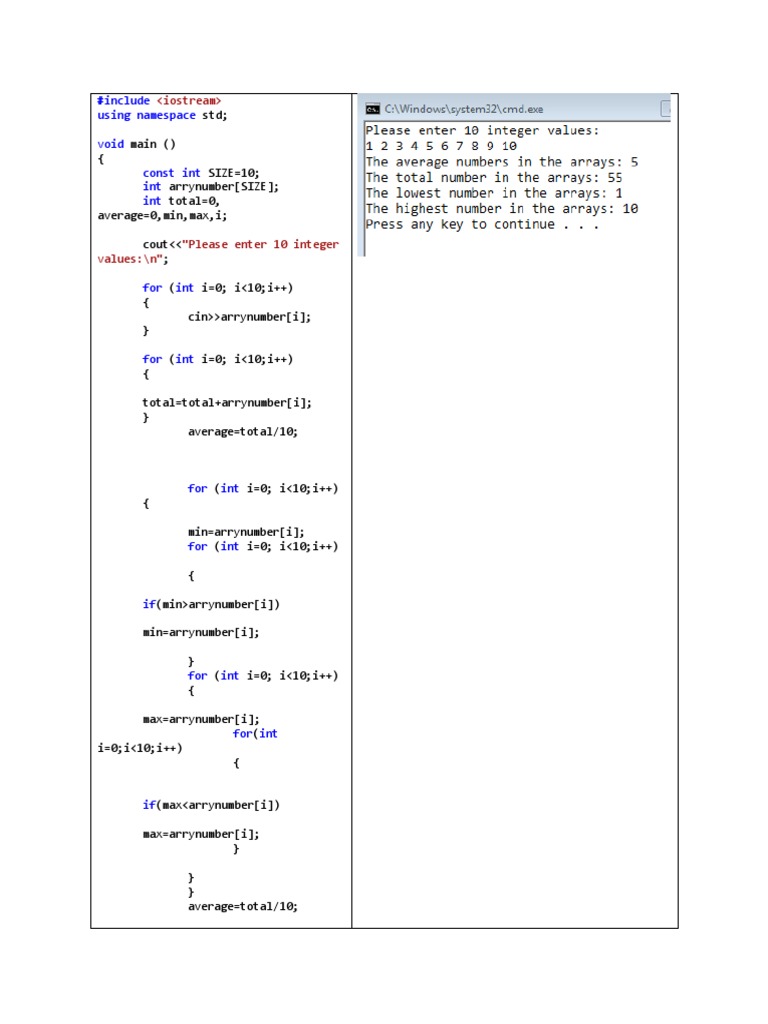 #Include Using Namespace Void Const Int Int Int | PDF | Teaching Methods & Materials