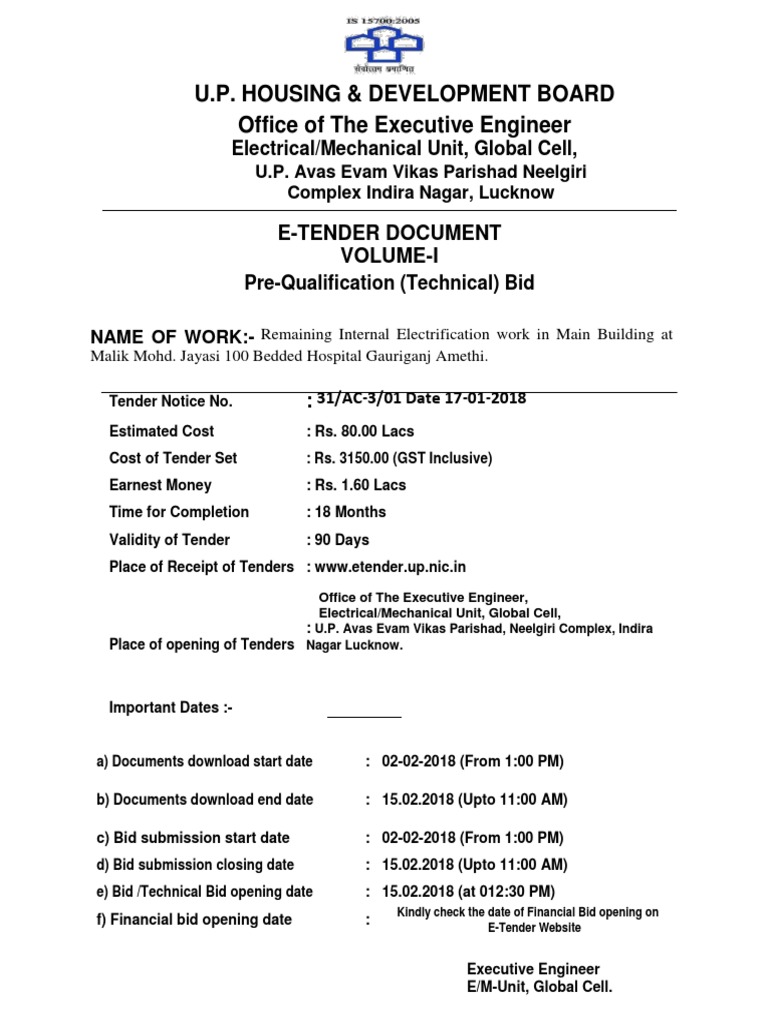 Technical Bid | PDF | Request For Proposal | Specification (Technical ...