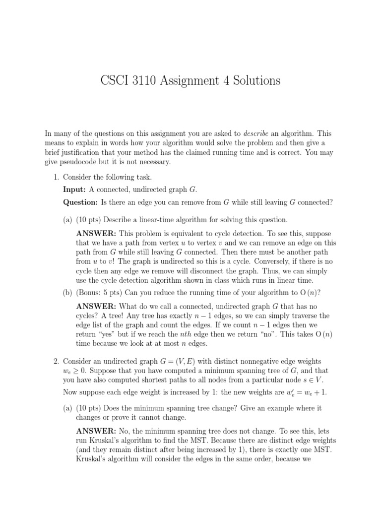 A4 Solution | PDF | Mathematical Concepts | Discrete Mathematics