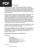 DASS 21 With Scoring Sheet PDF | PDF | Major Depressive Disorder | Anxiety