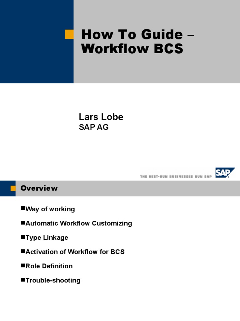How To Guide Workflow BCS | PDF | Business | Software Engineering