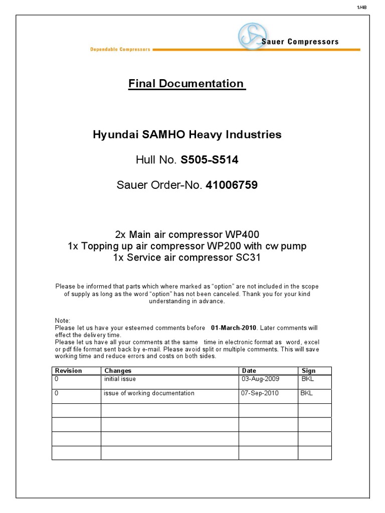 Air Compressor 1 PDF | PDF | Valve | Air Conditioning