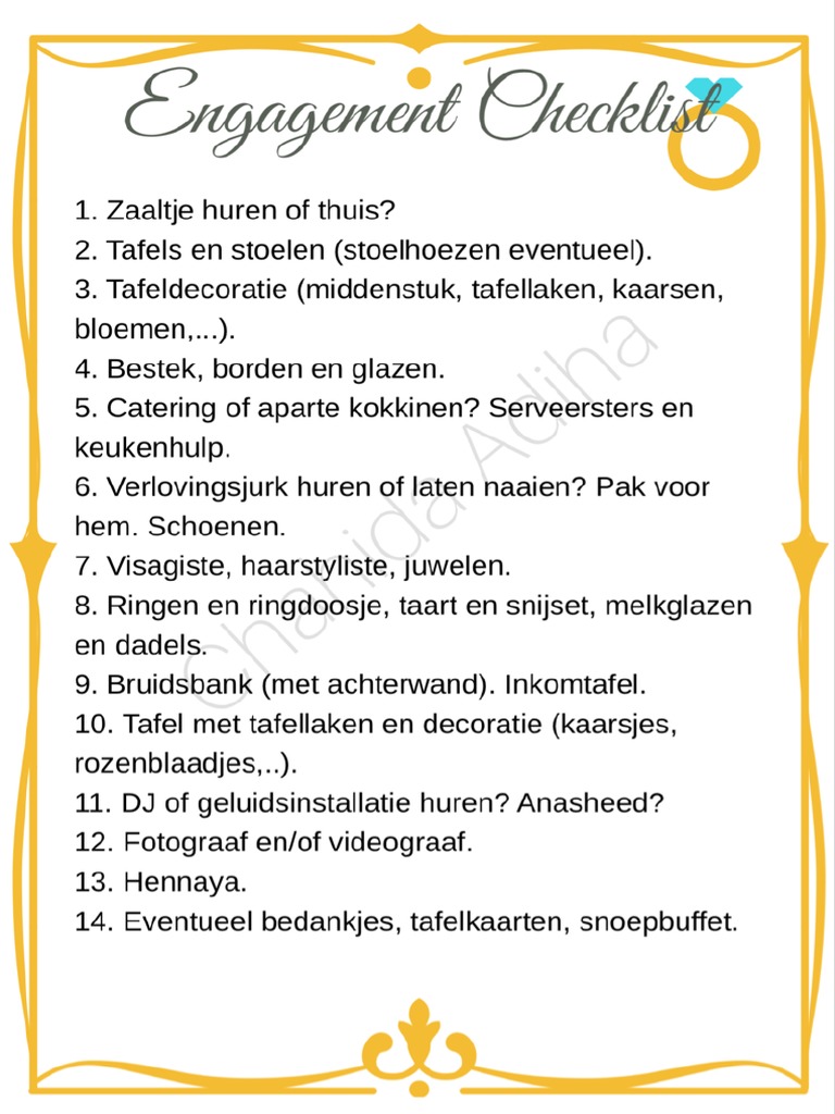 Engagement Checklist | PDF