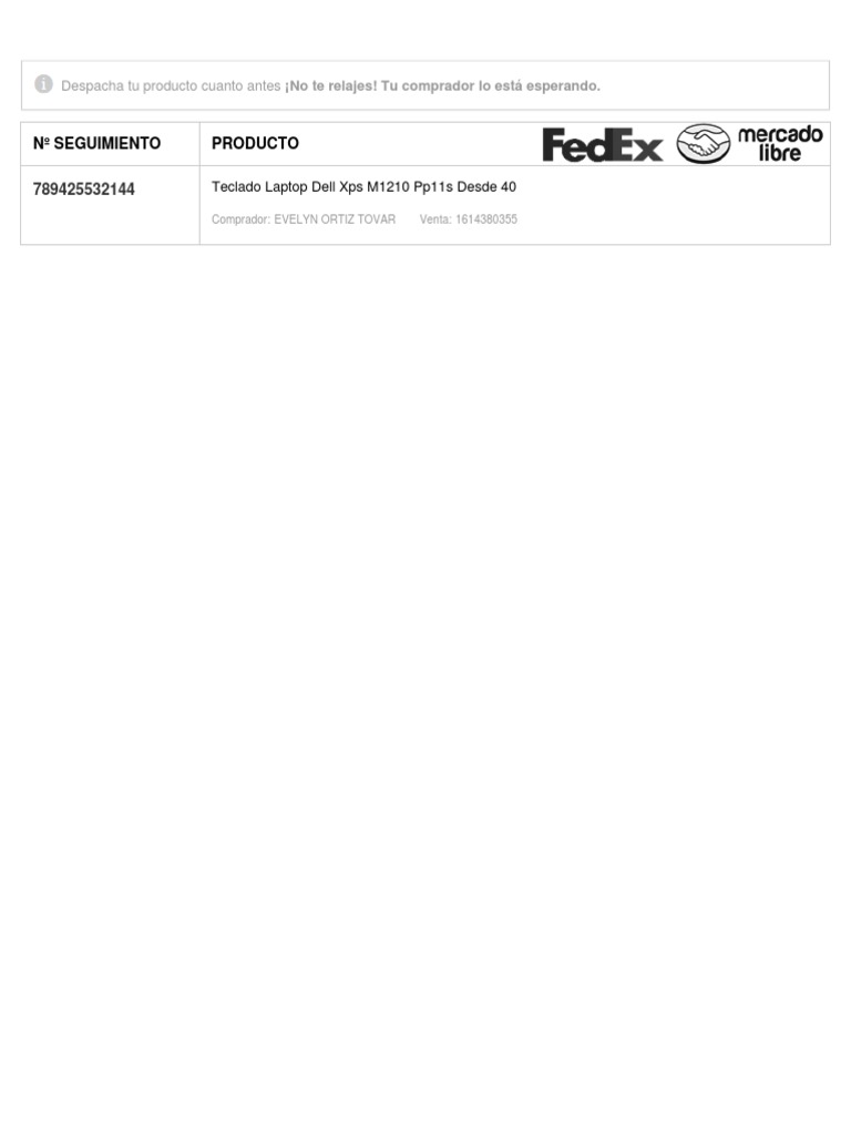 Guia Fedex | PDF