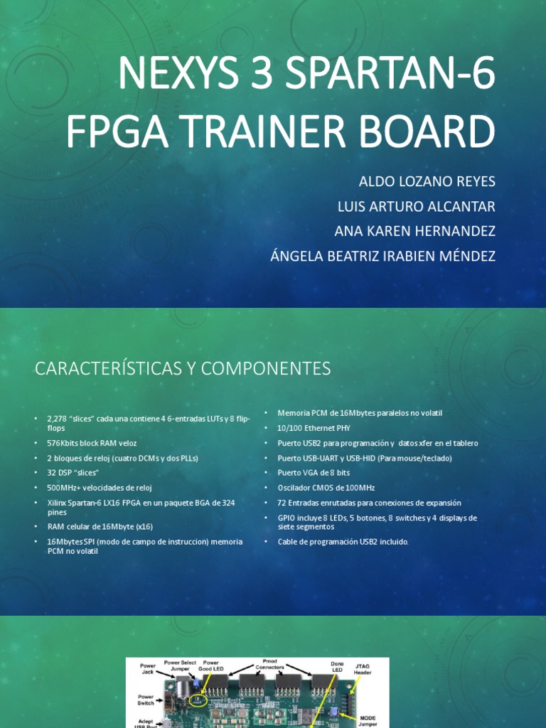 Nexys 3 | PDF | Arreglos de compuertas lógicas programables en sitio | Almacenamiento de datos ...