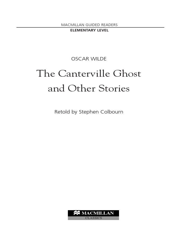 The Canterville Ghost and Other Stories: Oscar Wilde | Download Free ...