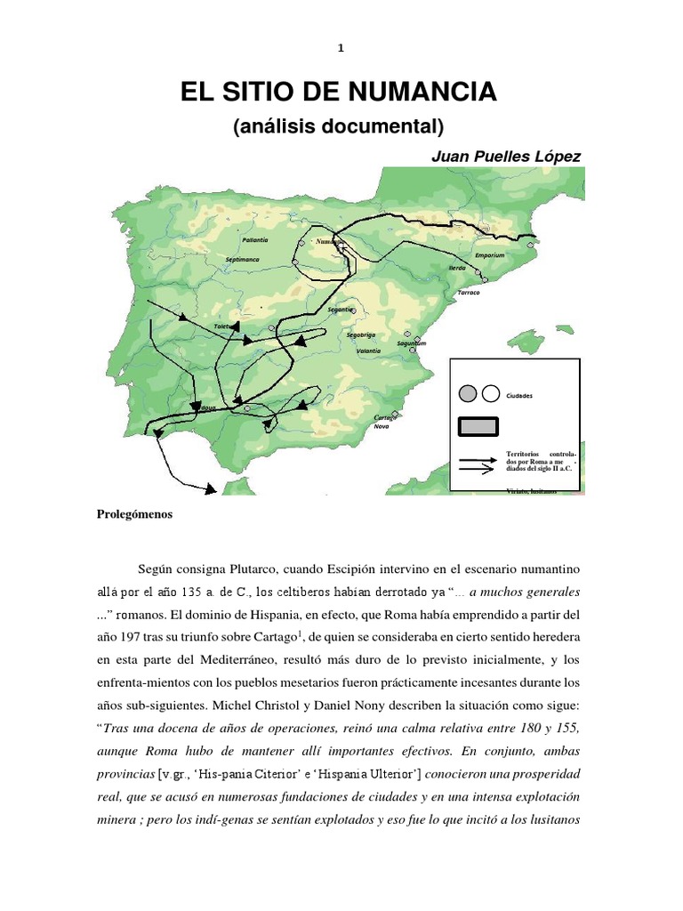 El Sitio de Numancia | PDF | Scipio Africanus | imperio Romano