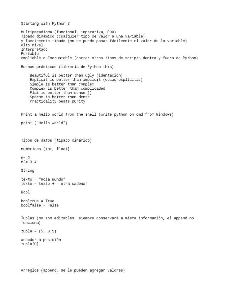 Apuntes De Python Descargar Gratis Pdf Python Lenguaje De