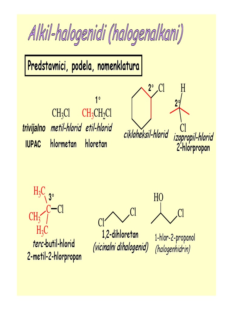 Alkil Halogenidii 2015 | PDF