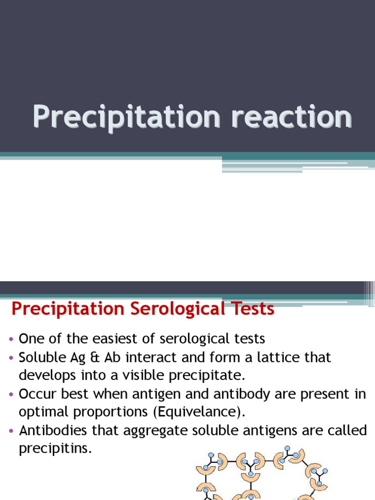 Precipitation Reactions in Immunology | PDF | Gel Electrophoresis ...