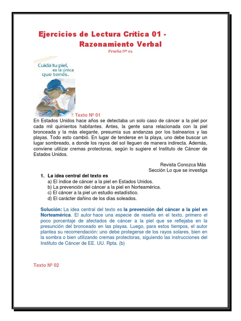 7. Ejercicios de Lectura Crítica 01 | Mdma | Videojuegos | Prueba ...