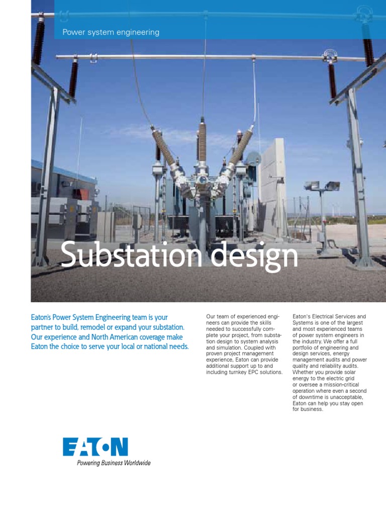 Power System Engineering - Substation Design | PDF | Electrical ...