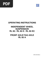 ZF-Axle RL-85 E A | PDF | Bearing (Mechanical) | Lubricant