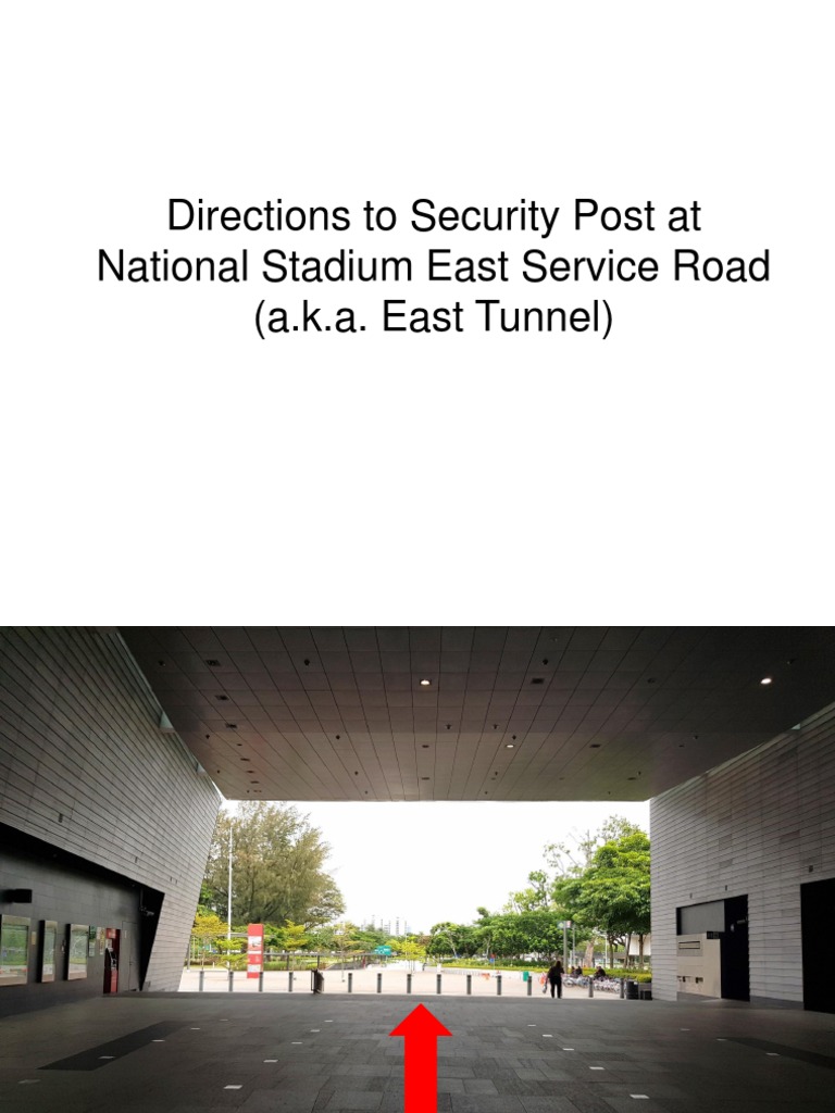 Directions to National Stadium Security Post | PDF