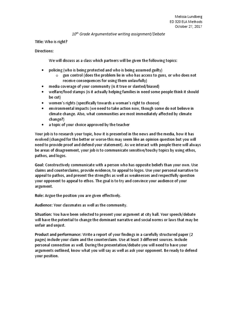 Summative Assessment Draft2 | PDF | Argument | Media Bias