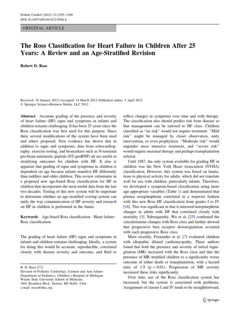 Ross 2012 | Download Free PDF | Heart Failure | Organ (Anatomy)
