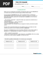 Palabras en español con "cc" | PDF