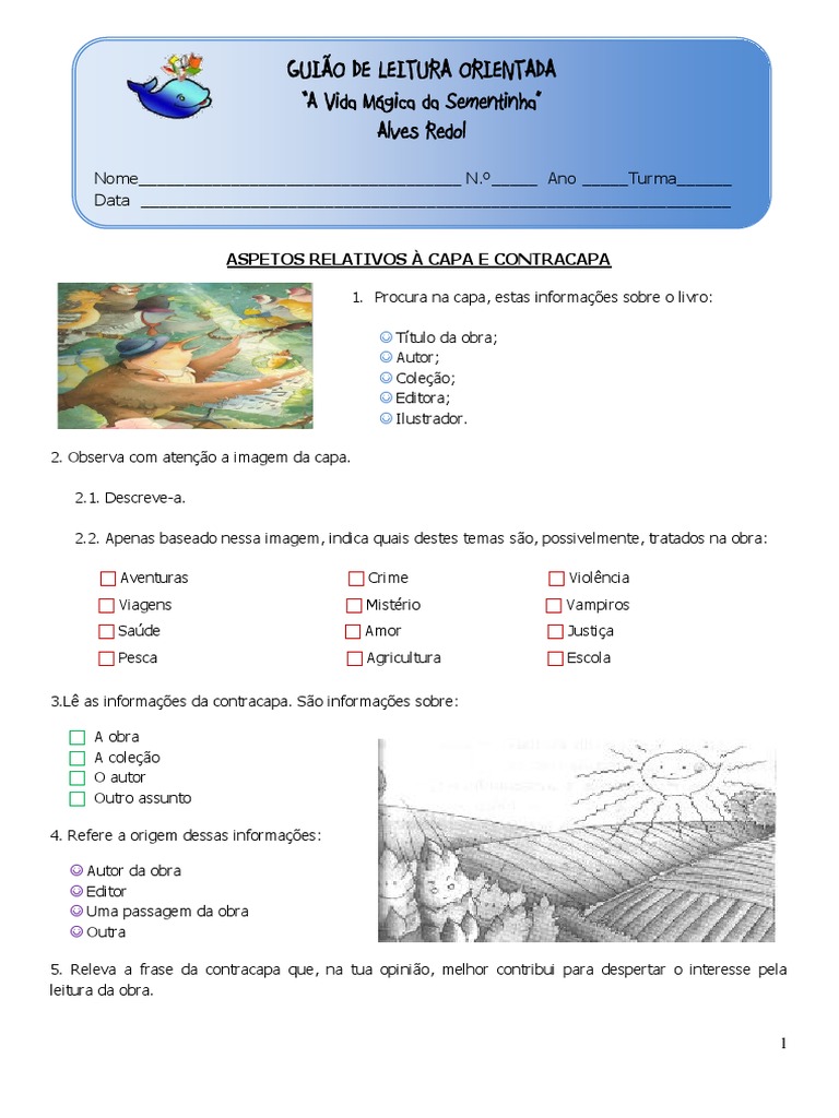 A Vida Magica Sementinha - Guiao Leit PDF | PDF
