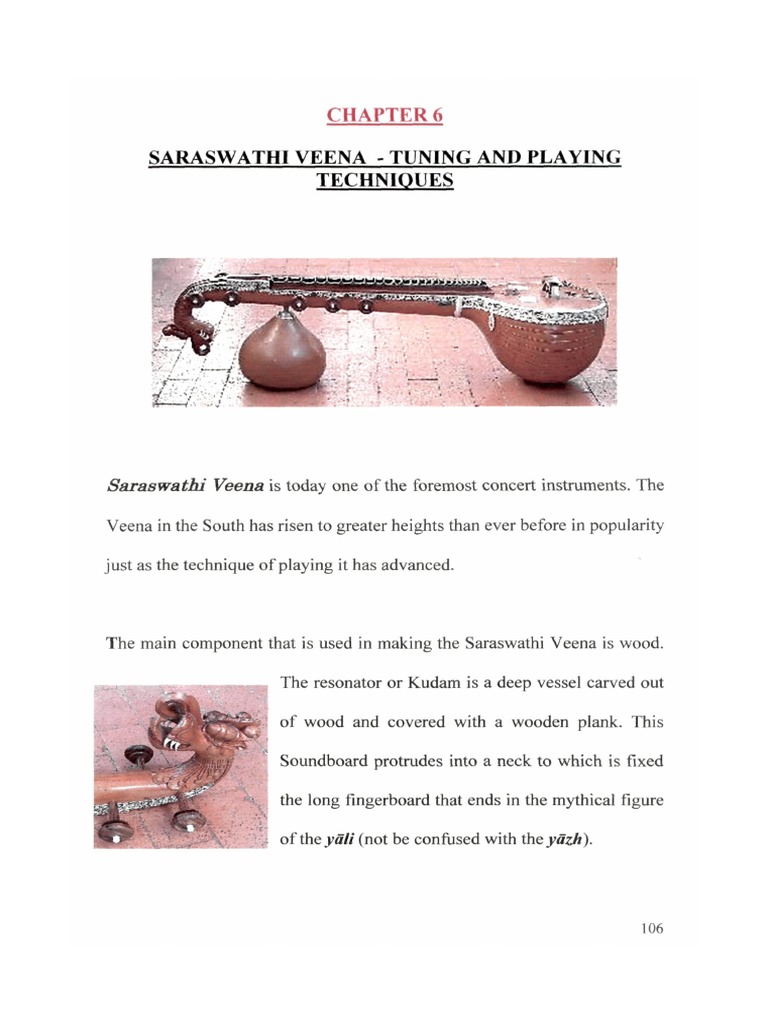 Veena - Strings & Tuning | PDF | String Instruments | Chordophones