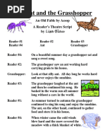 The Ant and the Grasshopper Fable | PDF