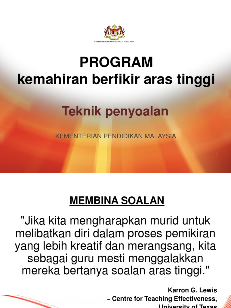 Teknik Penyoalan | PDF