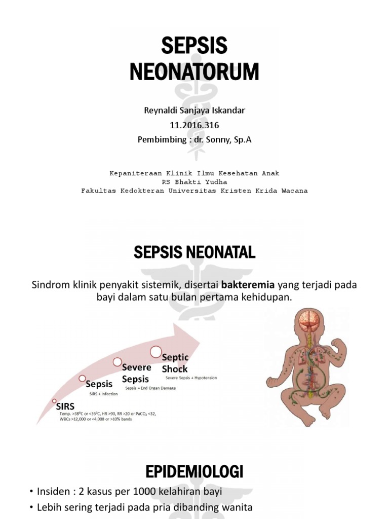 Sepsis Neonatal: Epidemiologi dan Pencegahan | PDF