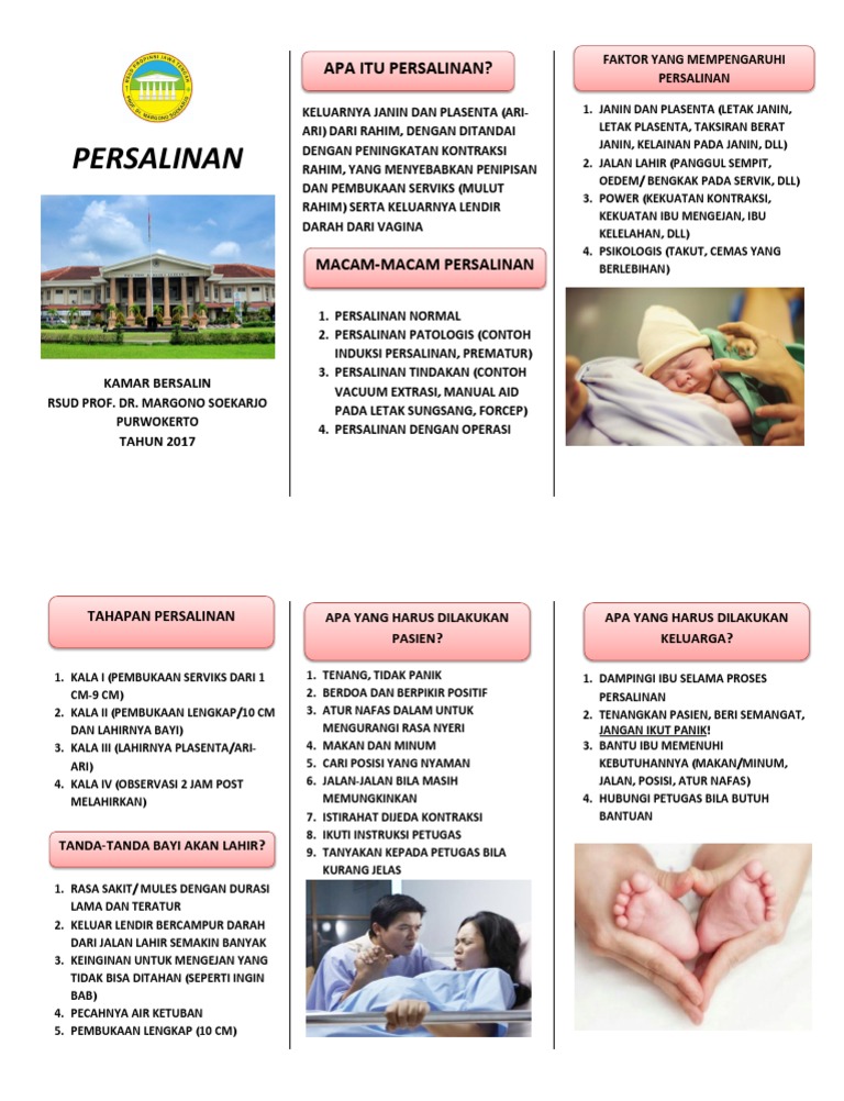 Leaflet Persalinan | PDF